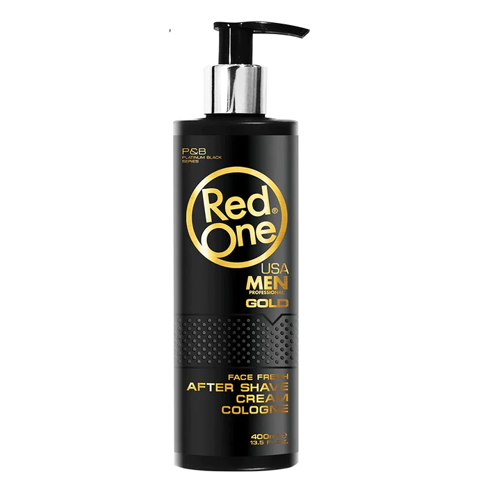 Red One After Shave Crema Cologne(colonia) 400ml Gold – Clipper y Shaver