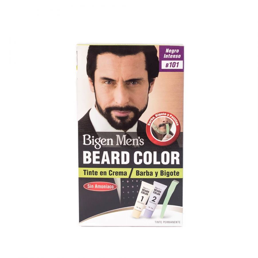 Tinte para barba BIGEN BEARD COLOR #B101 Negro intenso – Clipper y Shaver