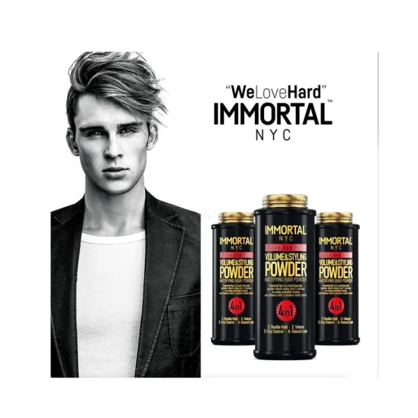 Polvo de Texturizador IMMORTAL NYC Volume Powder 20g – Clipper y Shaver